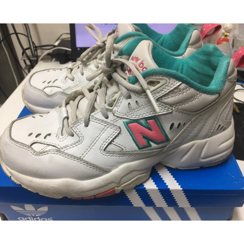 New balance nb 608 藍綠 桃紅老爹鞋復古鞋 | 蝦皮購物