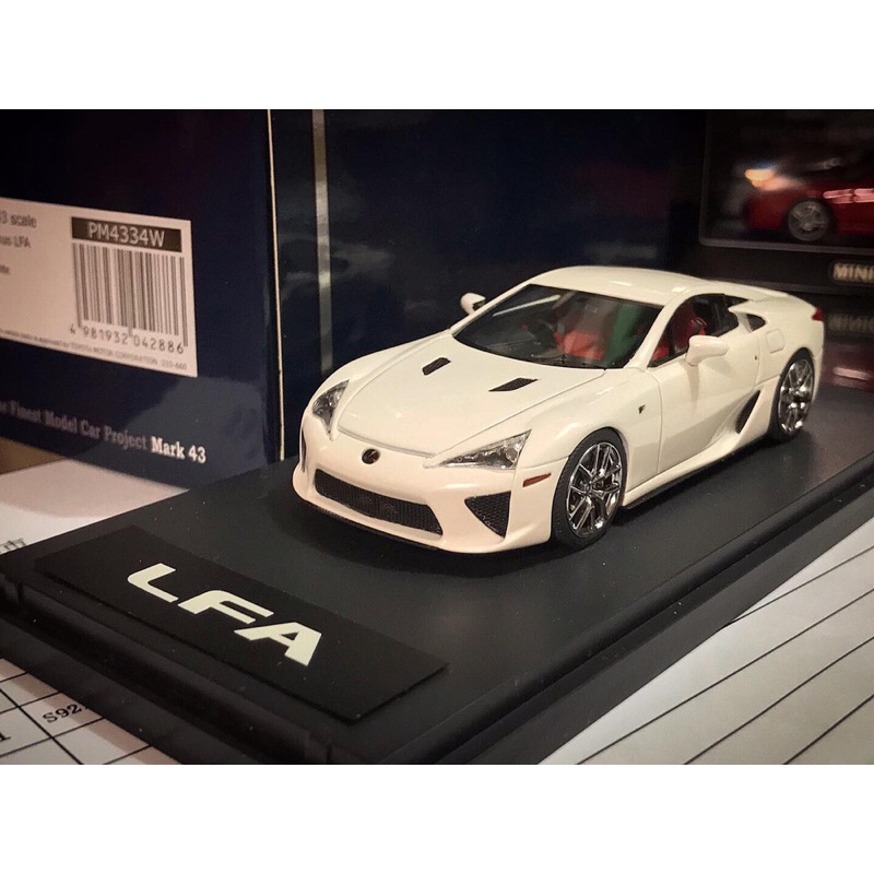 樹脂 Mark43 1/43 Lexus LFA 白 1:43 凌志 LC500 RCF 樹脂車 MARK 絕版 | 蝦皮購物