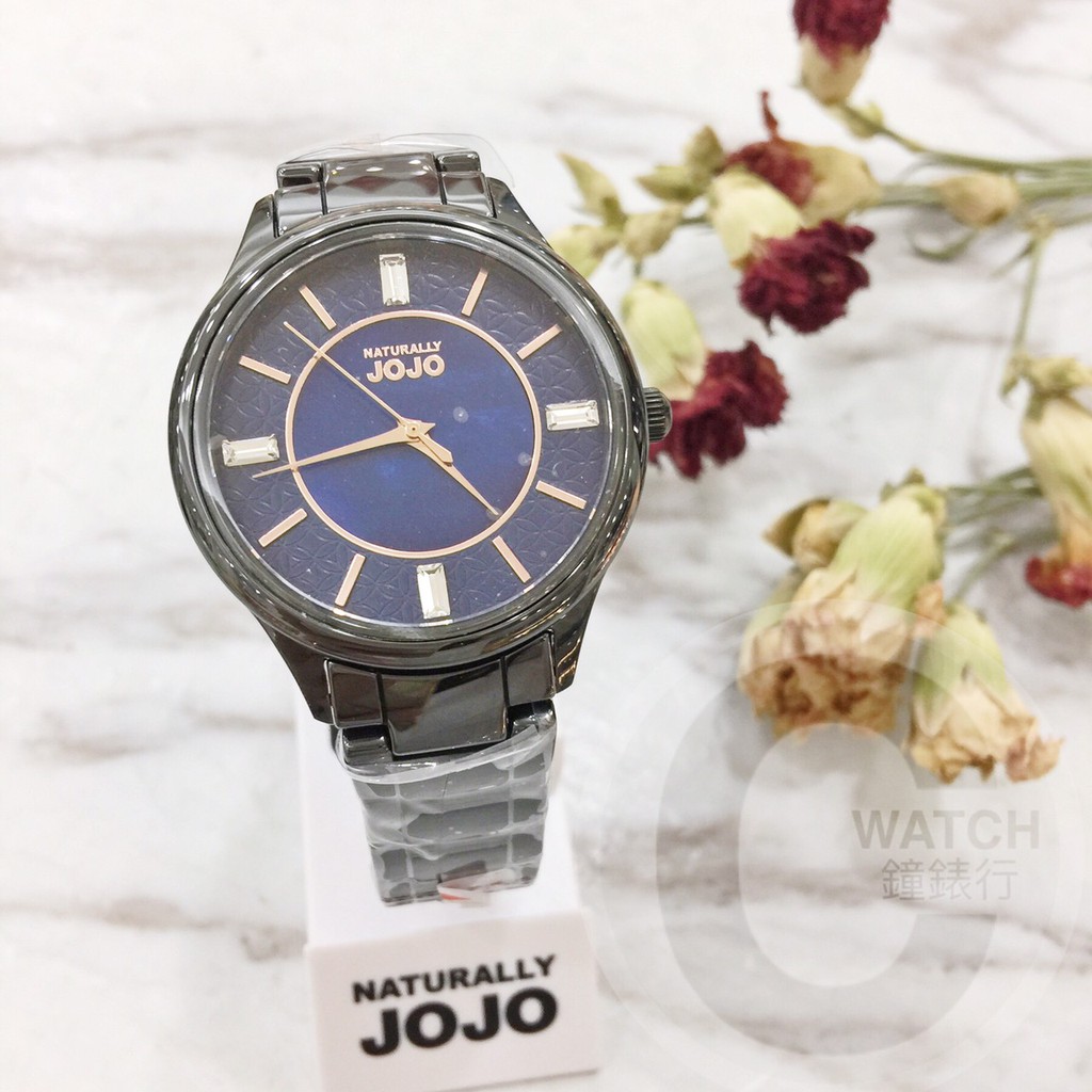 公司貨附發票｜NATURALLY JOJO 陶瓷腕錶 JO96970-55F 藍面 | 蝦皮購物