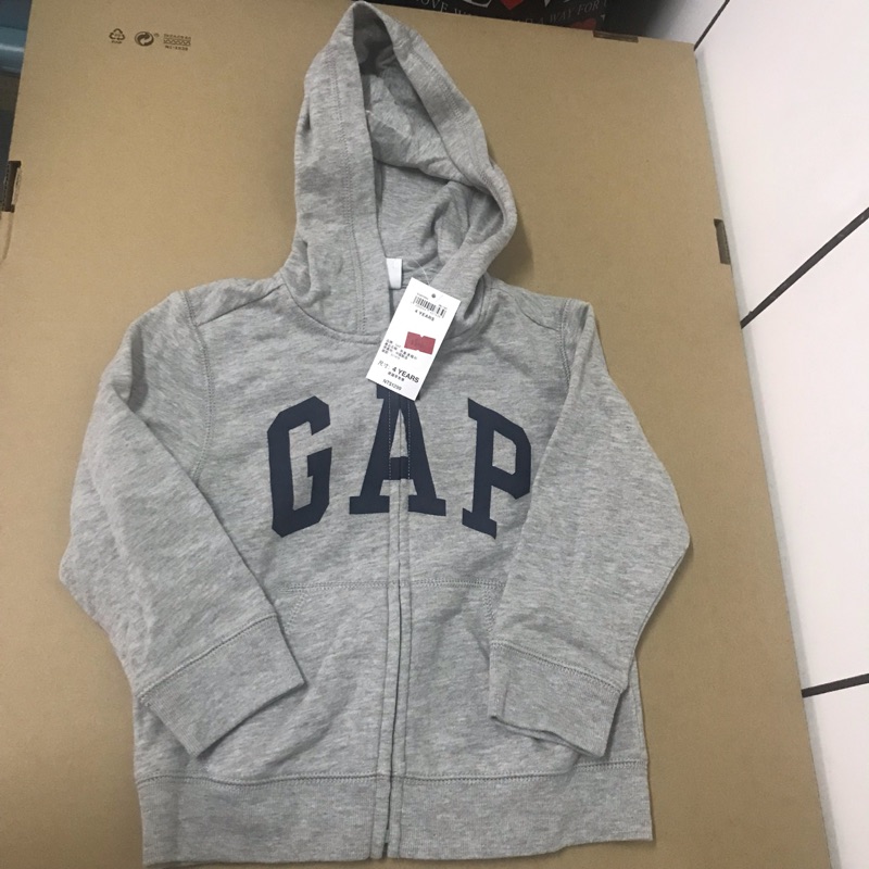 Gap經典連帽外套-灰（4year) | 蝦皮購物