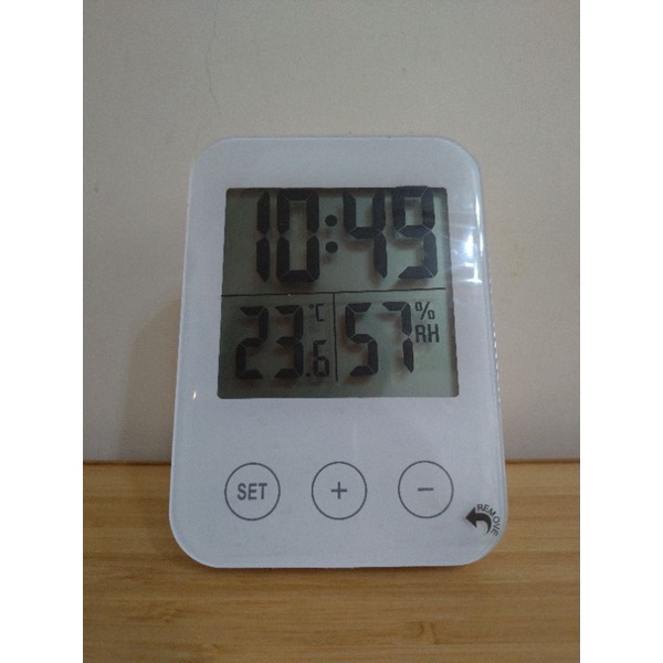 IKEA代購 SLATTIS 鐘/溼度計/溫度計 白色 | 蝦皮購物