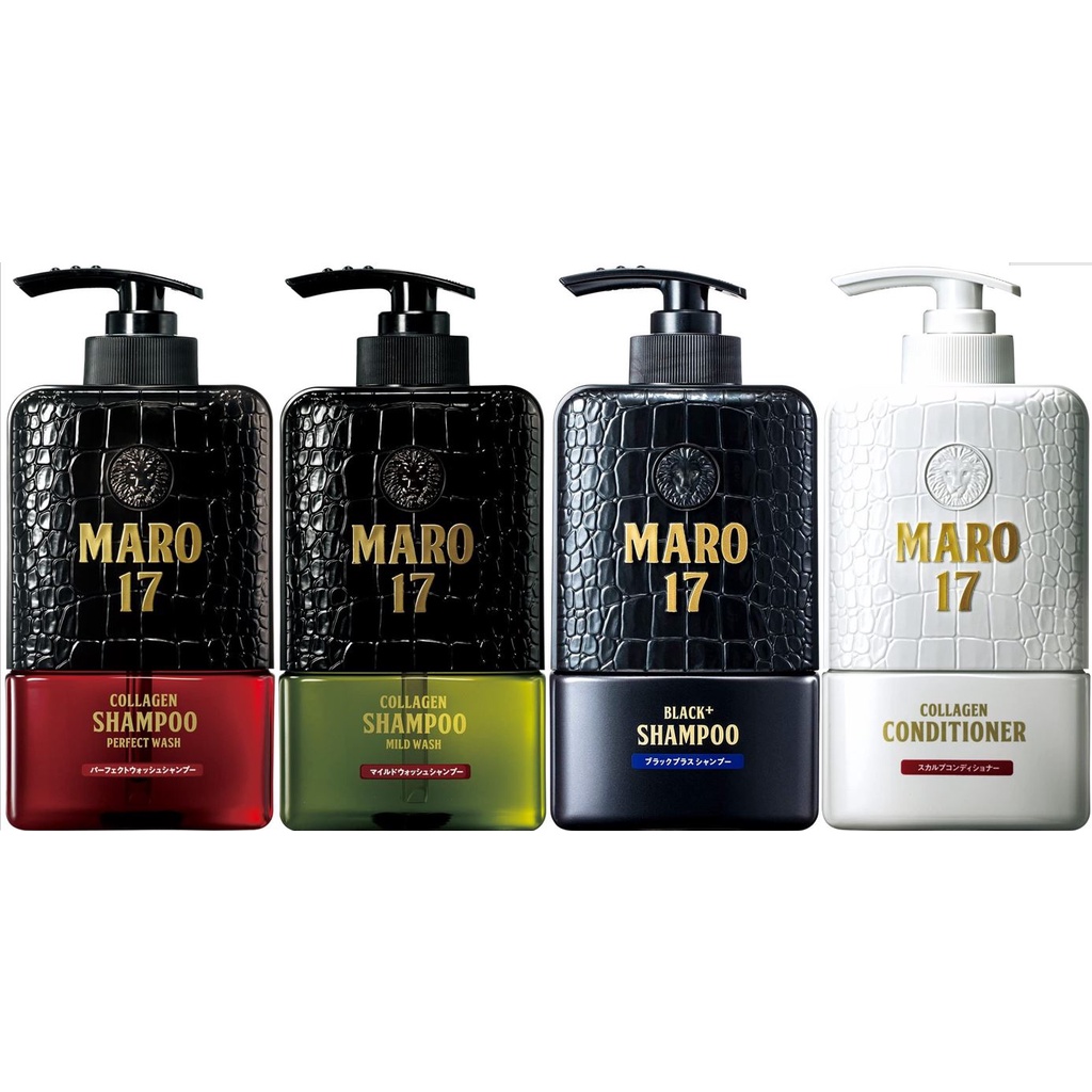 [日本製造] 台北 MARO17 黑髮還原洗髮精 350ml 潤髮乳 補充包 Black Plus MARO 17 | 蝦皮購物