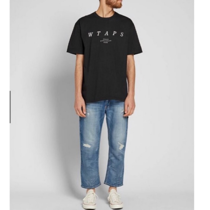 18SS WTAPS 非目錄款 SYSTEM 02 TEE LOGO 字母 黑色 | 蝦皮購物