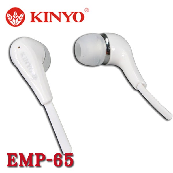 【3CTOWN】含稅有發票 KINYO 金葉 EMP-65 亮白密閉式耳機 耳道式耳機 有線耳機 | 蝦皮購物