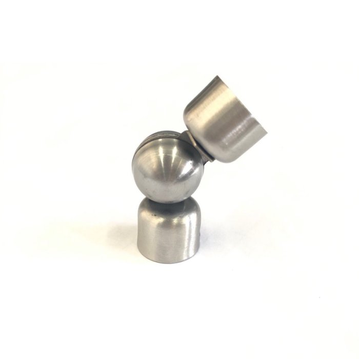 【singcoco】不銹鋼 1/2”接1/2”(13mm) 萬向扶手接頭 圓管 扶手 欄杆配件 扶手轉向接頭 欄杆連接球 | 蝦皮購物