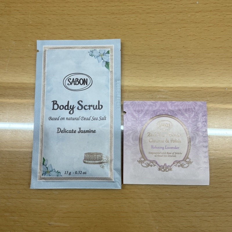 SABON 茉莉花語身體磨砂膏 15g、二合一臉部純淨磨砂膏 4ml | 蝦皮購物