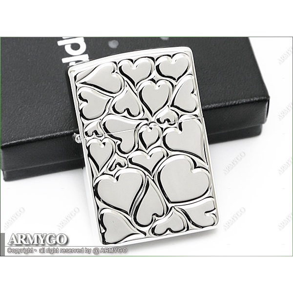 【ARMYGO】ZIPPO原廠打火機-日系-FILL LOVE 系列- 銀色款 | 蝦皮購物