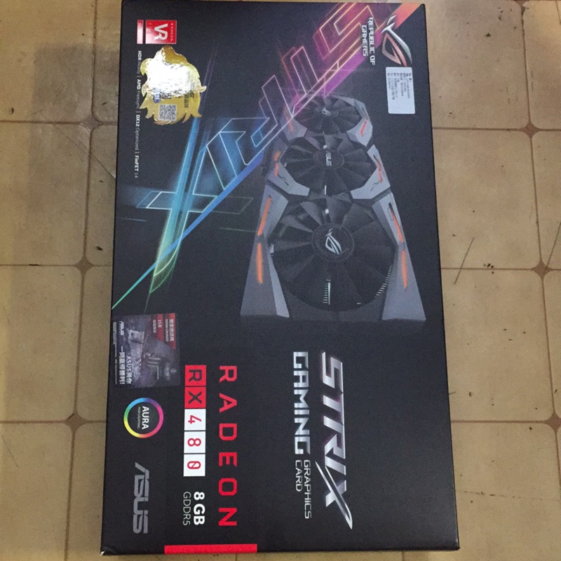 華碩 ASUS STRIX RX480 O8GB GAMING 顯示卡 | 蝦皮購物