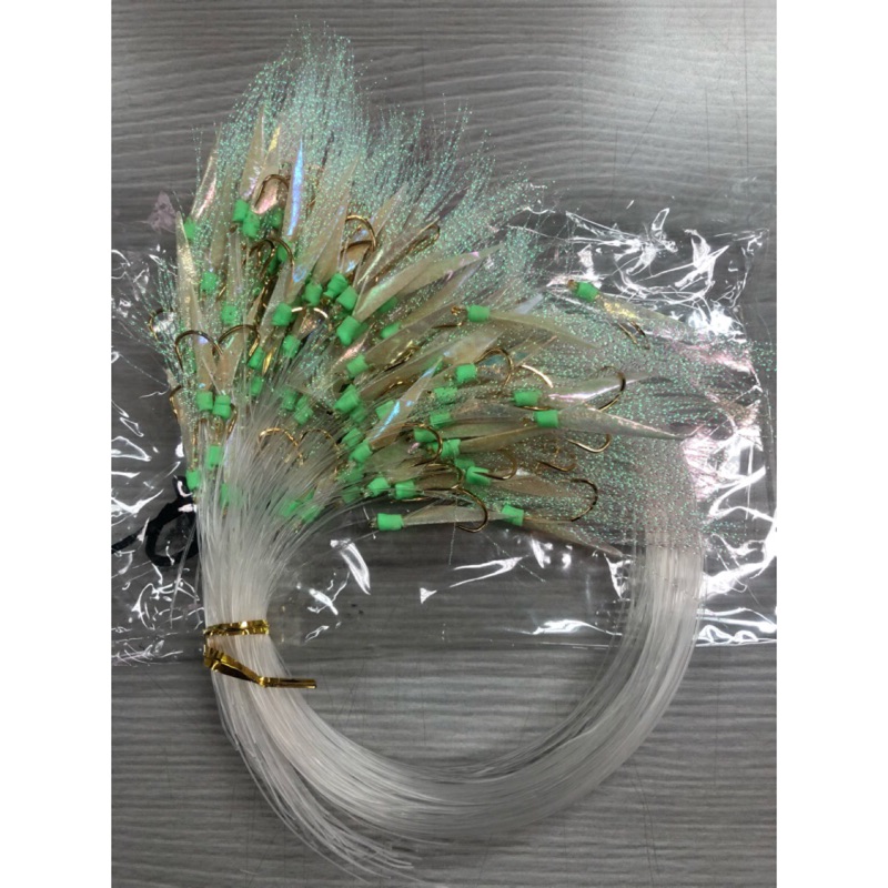 黃雞魚鉤職人專用真魚皮單鈎(HARIMITSU),線長約40公分 | 蝦皮購物