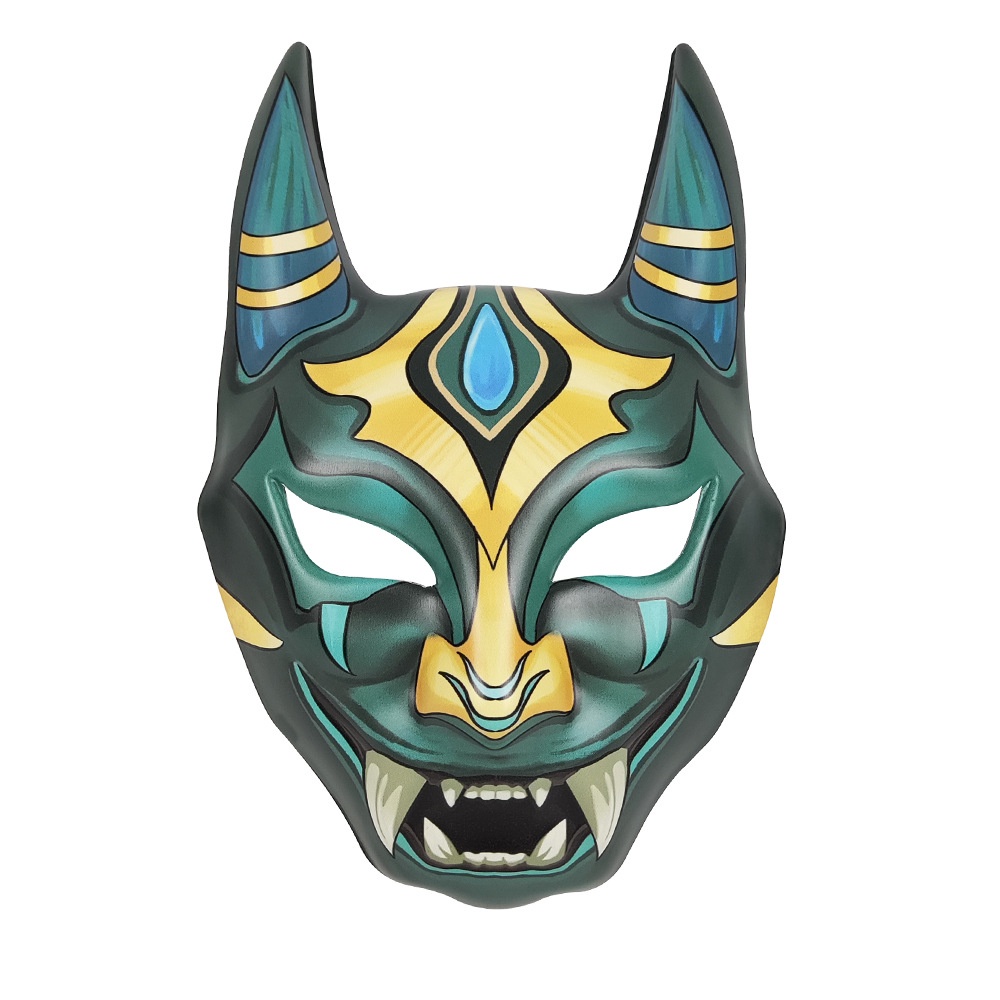 遊戲原神 Impact Yasha Xiao Mask Cosplay 萬聖節般若恐怖武士面具 | 蝦皮購物
