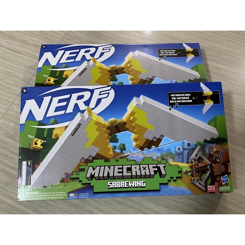 電動弓橙機Nerf Minecraft Sabrewing Motorized Bow 刀翅蜂鳥 弓箭射擊器 | 蝦皮購物