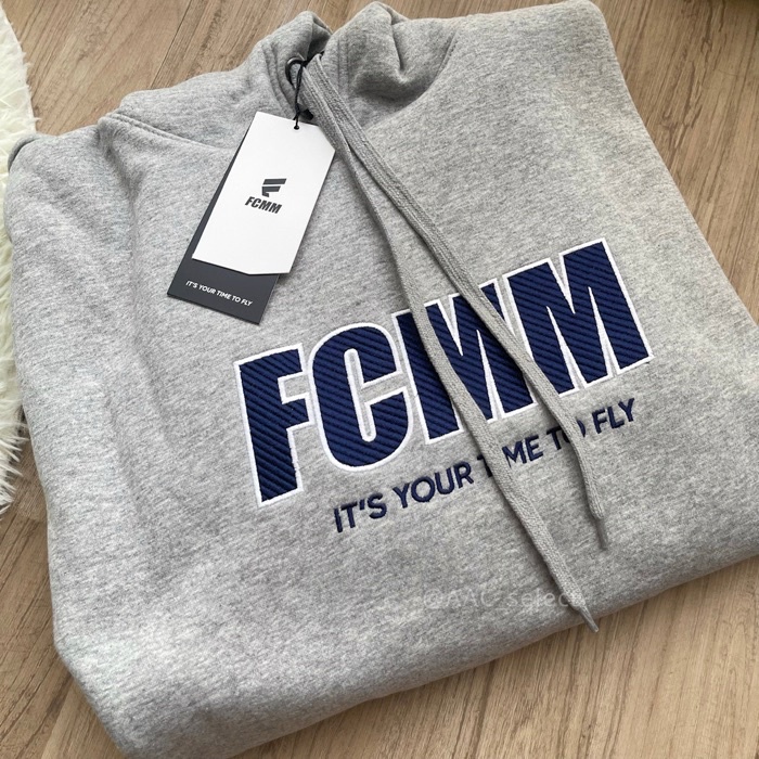 出清中 AAC 🇰🇷現貨FCMM露營風刷毛帽T 刺繡大字體Logo/rei/fcmm/刺繡logo/直井怜帽踢帽t連帽 | 蝦皮購物