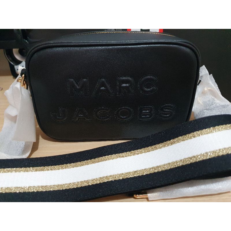Marc Jacobs 黑色 MJ 相機包 (全新) THE FLASH BAG | 蝦皮購物