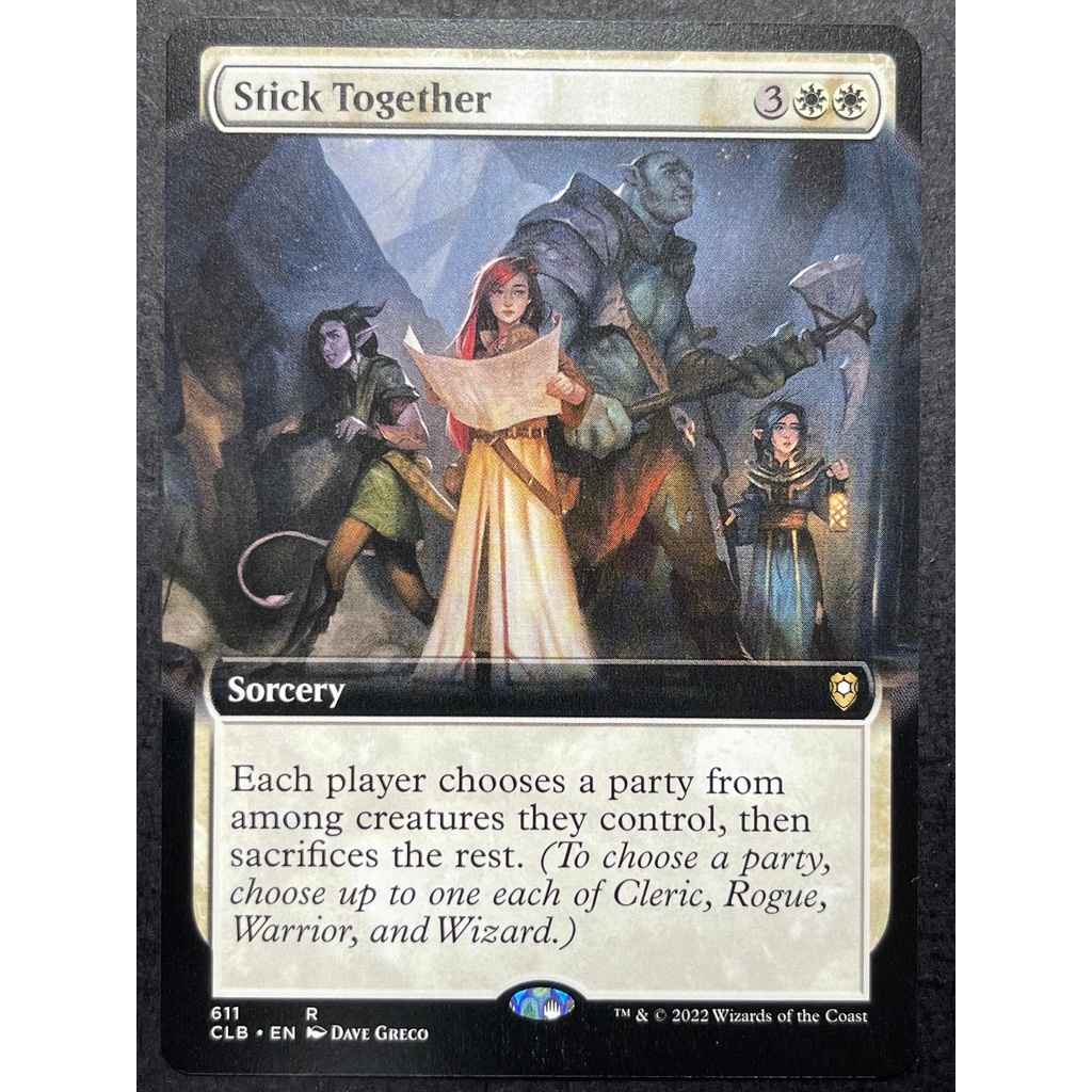 [Lucky] 🌸魔法風雲會 MTG🌸 爭戰柏德之門 (CLB) 集體行動 Stick Together 無邊框 | 蝦皮購物