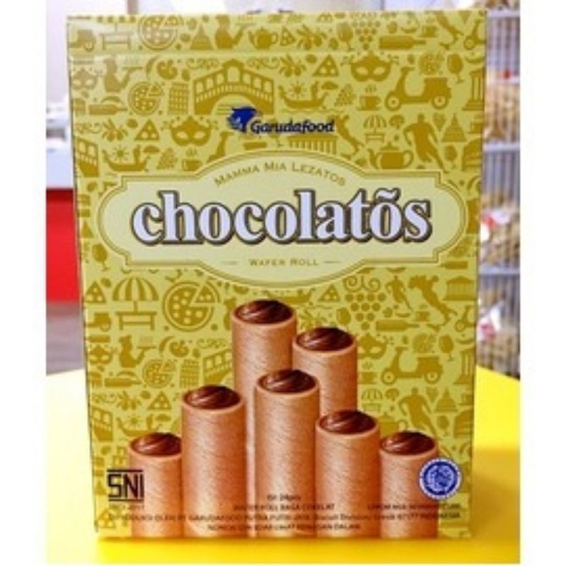CHOCOLATOS WAFER ROLL/COKLAT ROLL/COKLAT WAFER | 蝦皮購物