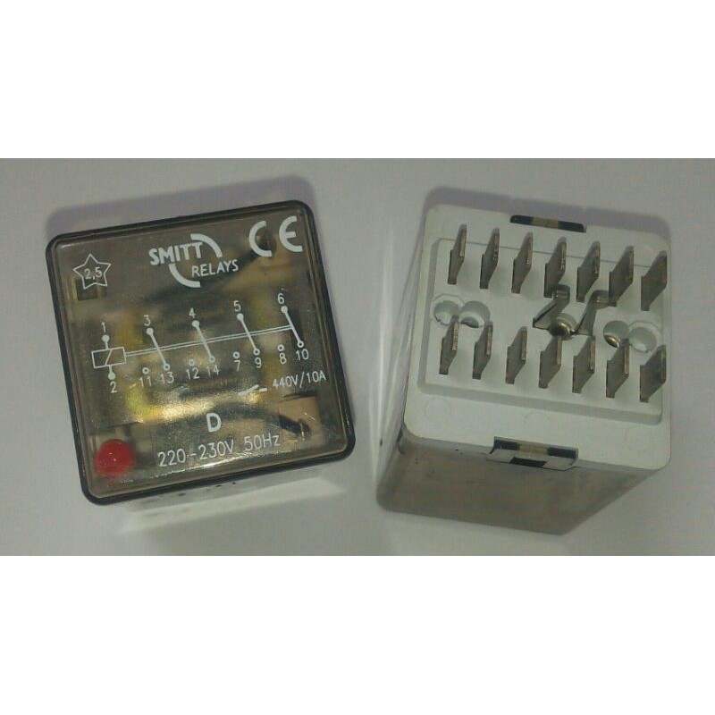 🌞二手MORS SMITT RELAYS繼電器 D 220-230V 440V/10A 4400Ω 0837 V29座 | 蝦皮購物