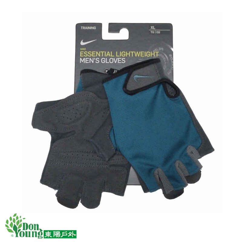 【NIKE】訓練手套 Lightweight Gloves 男款透氣 健身 重訓 輕量 防滑 半指 AC4230-488 | 蝦皮購物