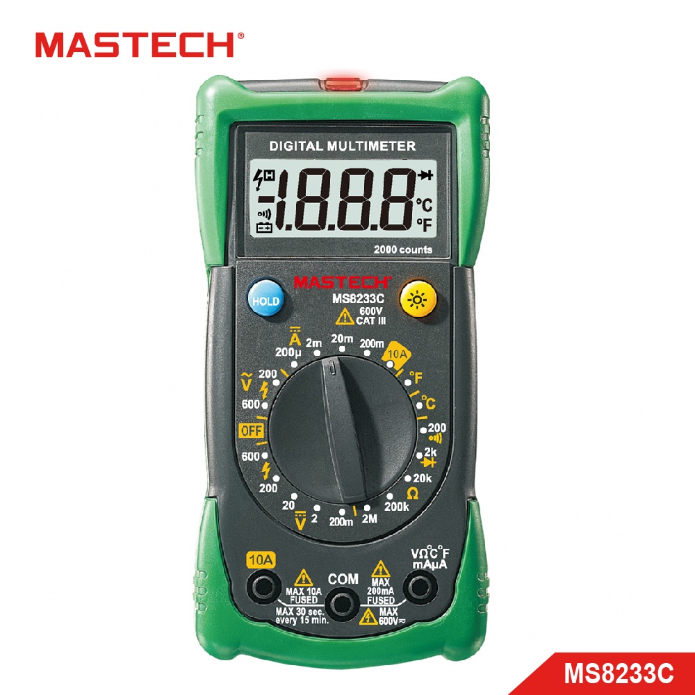 MASTECH 邁世 MS8233C 數字萬用表 | 蝦皮購物