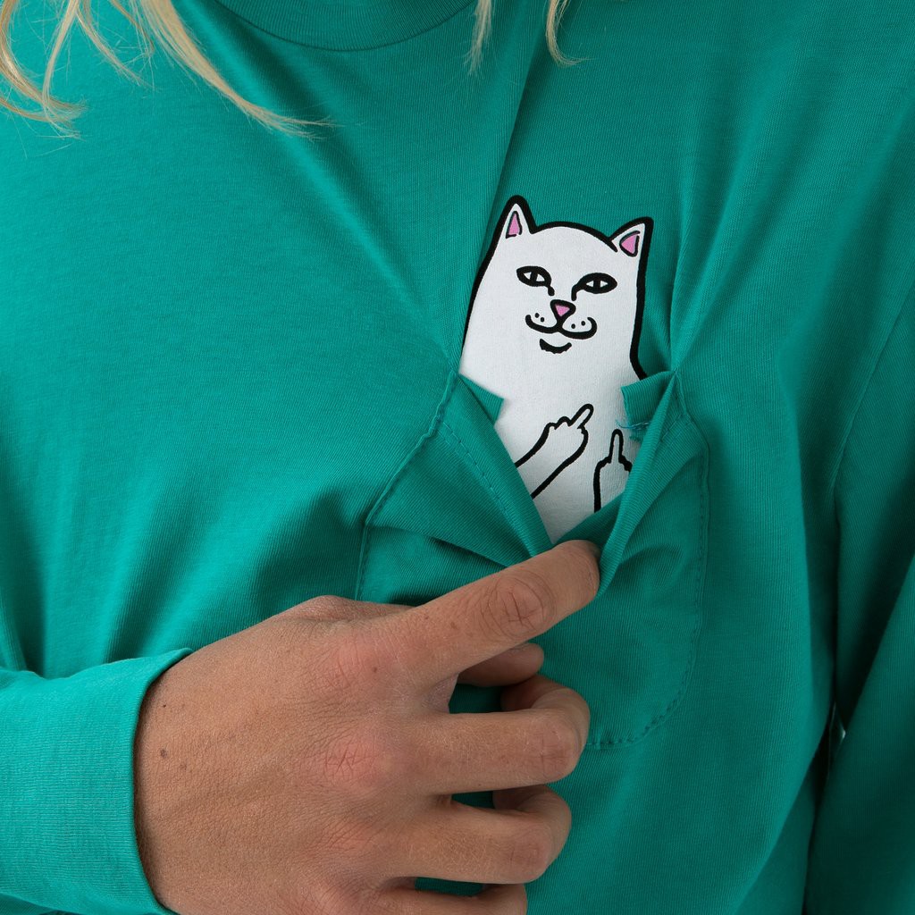 【YOYOGI PLUS】RIPNDIP LORD NERMAL POCKET LONG SLEEVE TEE (草綠) | 蝦皮購物