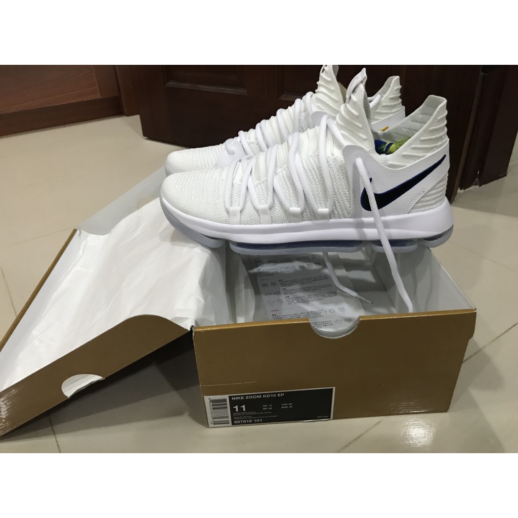 全新台灣公司貨 nike zoom kd10 ep us 11 勇士 杜蘭特 | 蝦皮購物