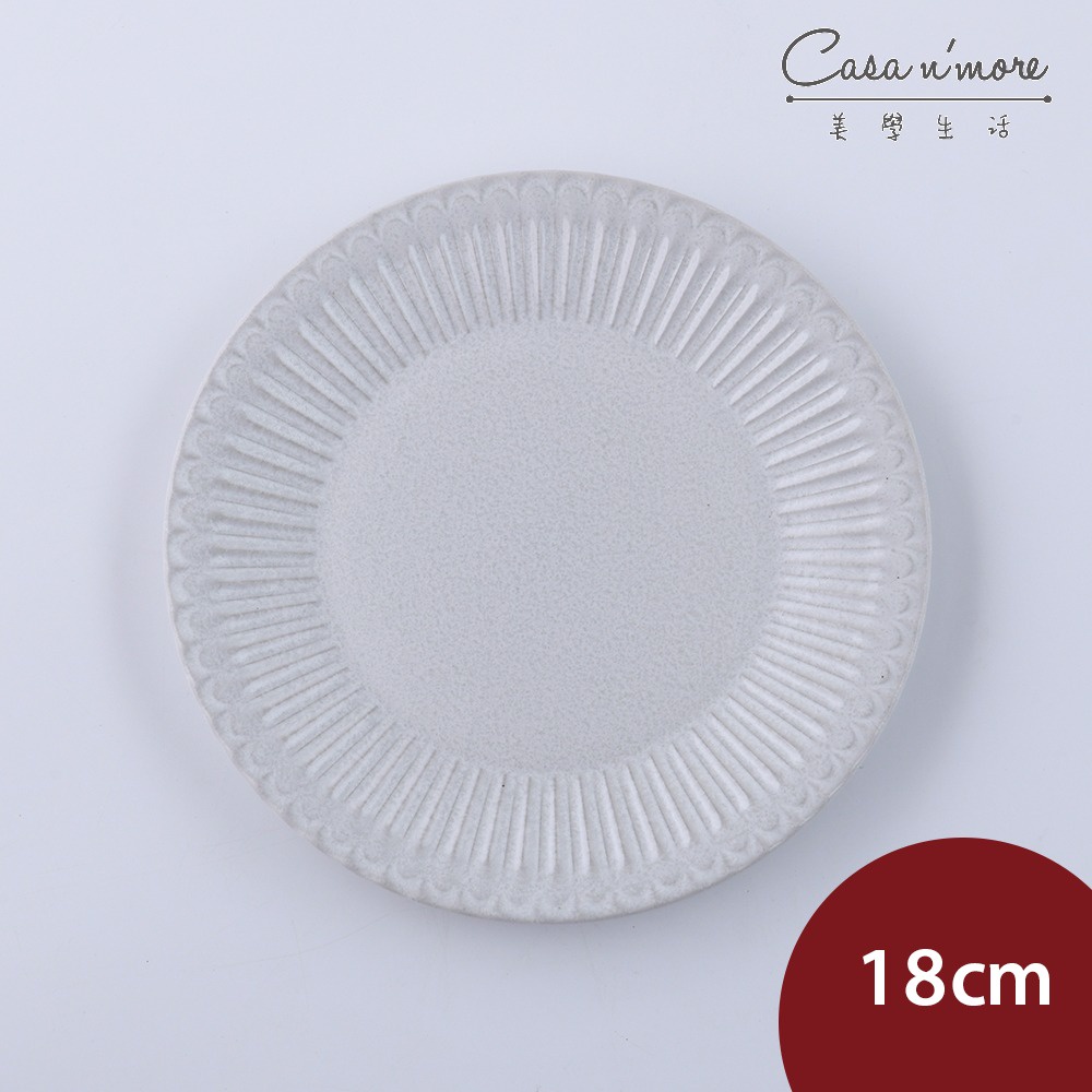 Shush Grace 美濃古典風圓盤 餐盤 淺盤 白 18cm 日本製 [美學生活] | 蝦皮購物