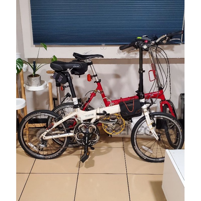 DAHON P18折疊車 變速SP18 20吋輪徑 二手狀況超優競速小折腳踏車 白色折疊自行車 | 蝦皮購物