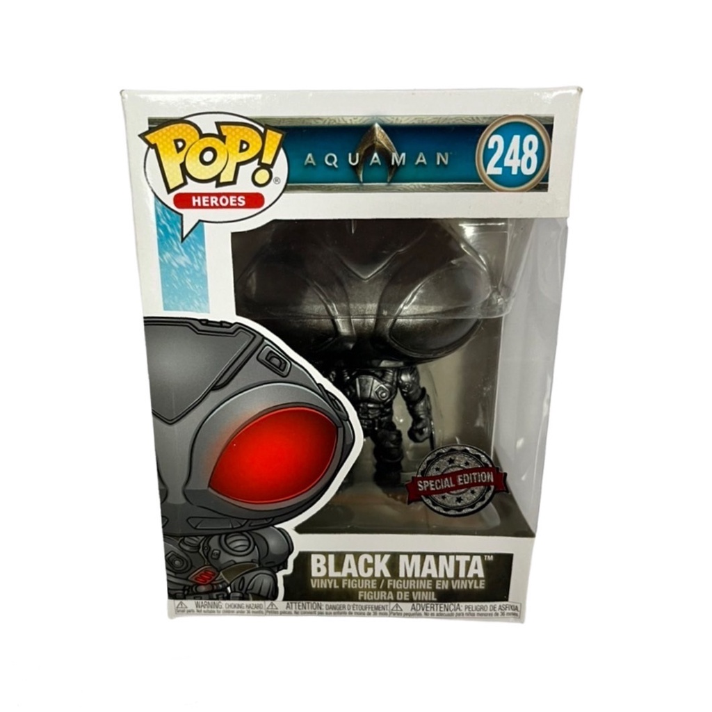 FUNKO POP 248 黑蝠鱝 金屬限定版 海王 限定版 DC 電影 BLACK MANTA 水行俠 | 蝦皮購物