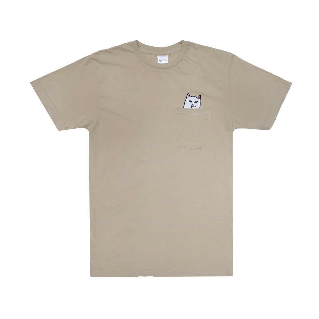 RIPNDIP 中指貓 RND0204 LORD NERMAL POCKET TEE 口袋 短T | 蝦皮購物