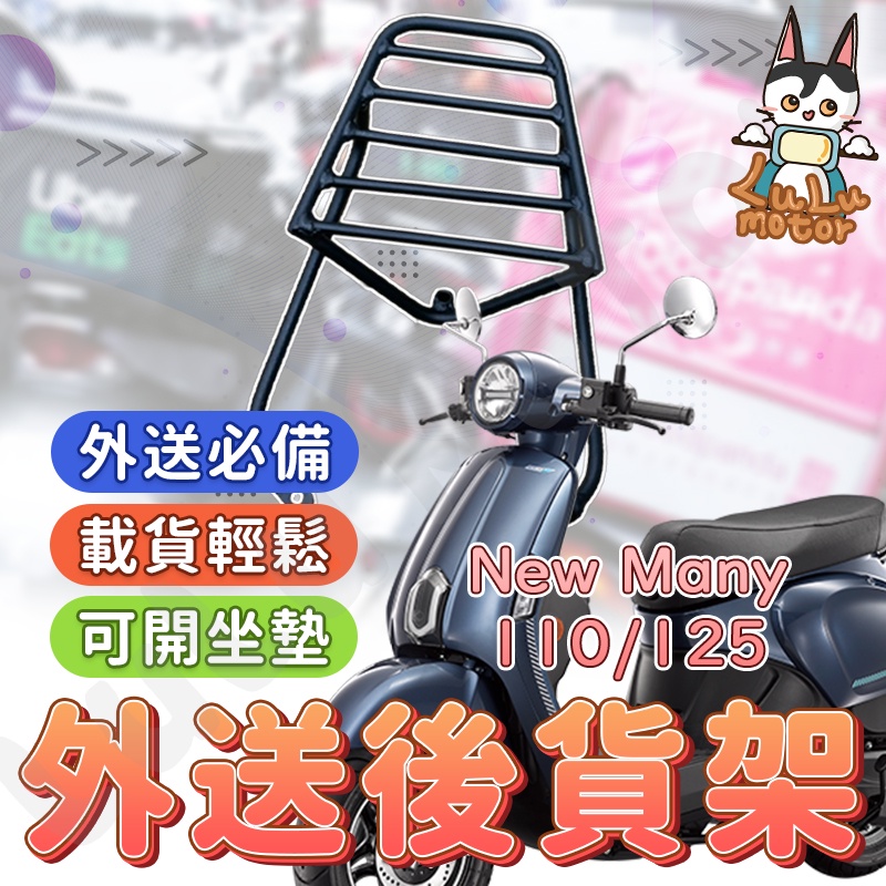 【現貨免運】雷霆S G6 MANY VJR 新名流 LIKE GP125 V2 後貨架 外送架 機車後貨架 貨架 箱架 | 蝦皮購物