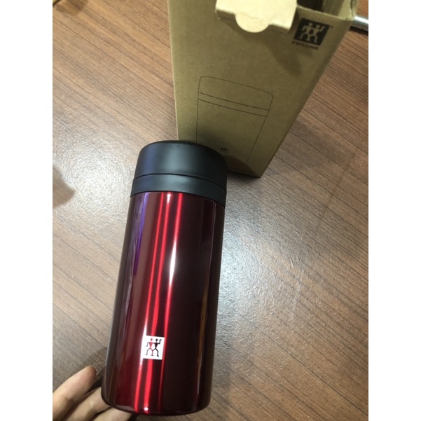 全新 德國ZWILLING 雙人牌不鏽鋼真空保溫杯 紅色 420ml | 蝦皮購物
