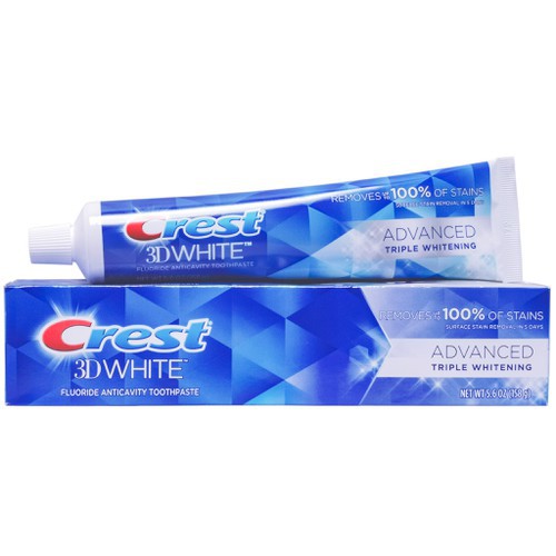 Crest 3D White Advanced 三重美白牙膏 158g | 蝦皮購物