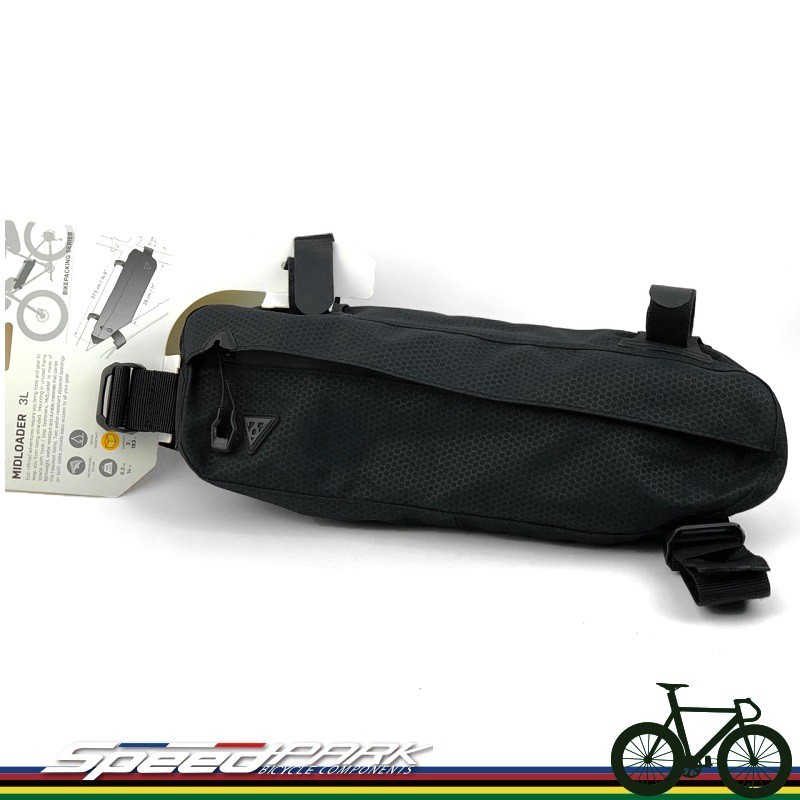 【速度公園】TOPEAK MIDLOADER 3L TBP-ML4B 用於頂管下方 車架袋 三角袋 重量輕 防水拉鏈 | 蝦皮購物