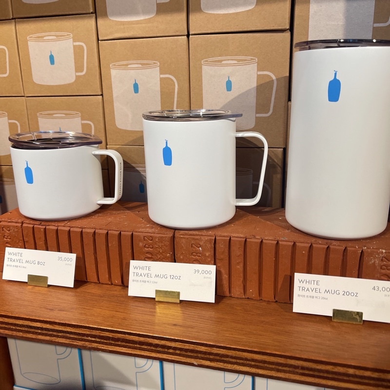 【我的韓國代購】韓國 BLUE BOTTLE GLASS MUG 馬克杯 玻璃杯 隨行杯 咖啡杯 韓國藍瓶 | 蝦皮購物