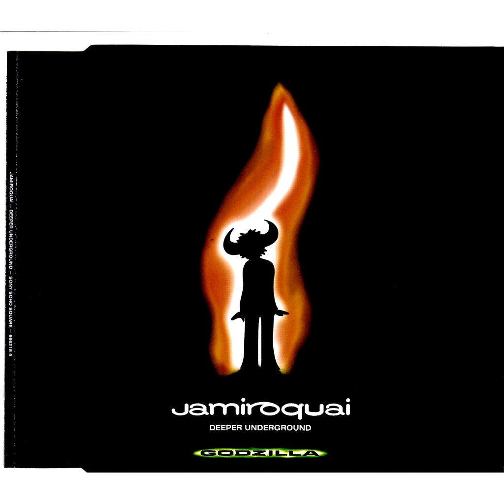二手CD Jamiroquai Deeper Underground 傑米羅奎爾英國版混音單曲電影哥吉拉Godzilla | 蝦皮購物