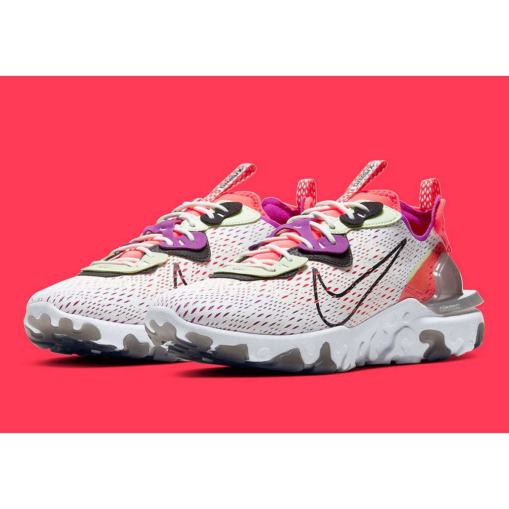 【紐約范特西】預購 Nike React Vision CD4373-102 微光 虹彩 輕量 包覆 | 蝦皮購物