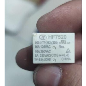 【繼電器】宏發繼電器 HF7520-005 009 012 024-HSTP 常開 4腳16A DC5V 12V 24V | 蝦皮購物