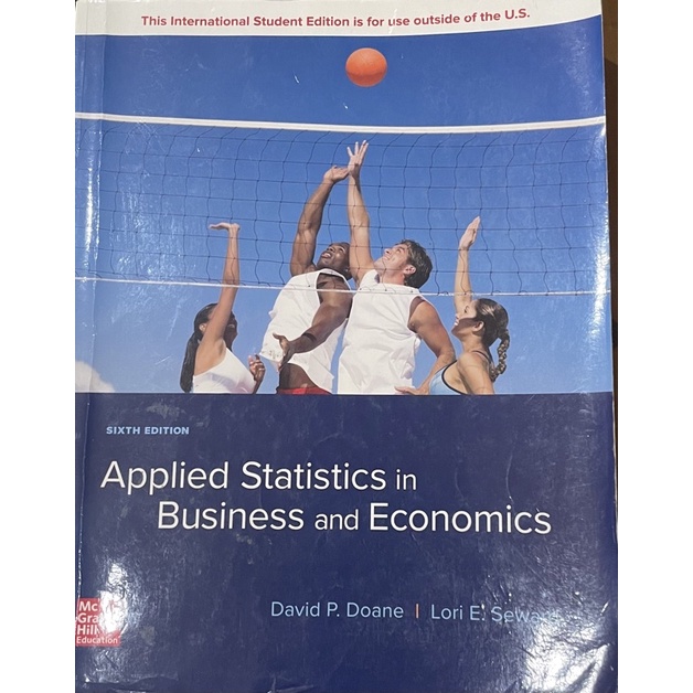 Applied Statistics in Business and Economics 統計學 | 蝦皮購物