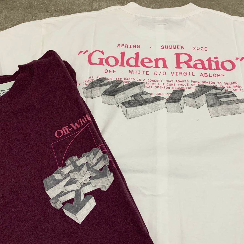 【Focus Store】 現貨秒發 Off-White Golden Ratio Tee OW 短T 黃金比例 | 蝦皮購物