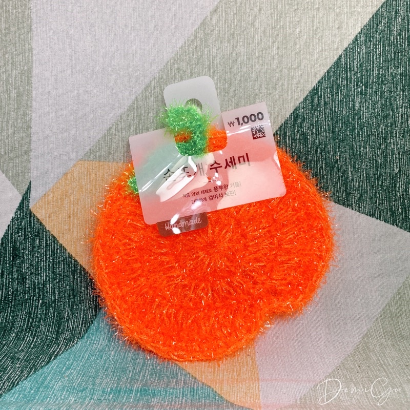 𝗗𝗲𝗺𝗶𝗚𝗼🇰🇷Daiso 韓國大創 洗碗刷 菜瓜布 洗碗海綿 草莓 花朵 雪人 韓國菜瓜布 花朵菜瓜布 造型菜瓜布 | 蝦皮購物