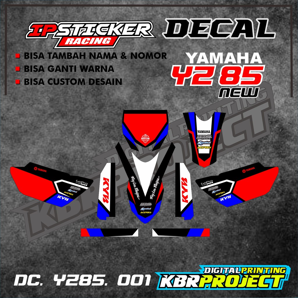 Yz 85 全新貼花貼紙貼花貼紙全身 YZ 85 全新 ip 001 可定制 | 蝦皮購物