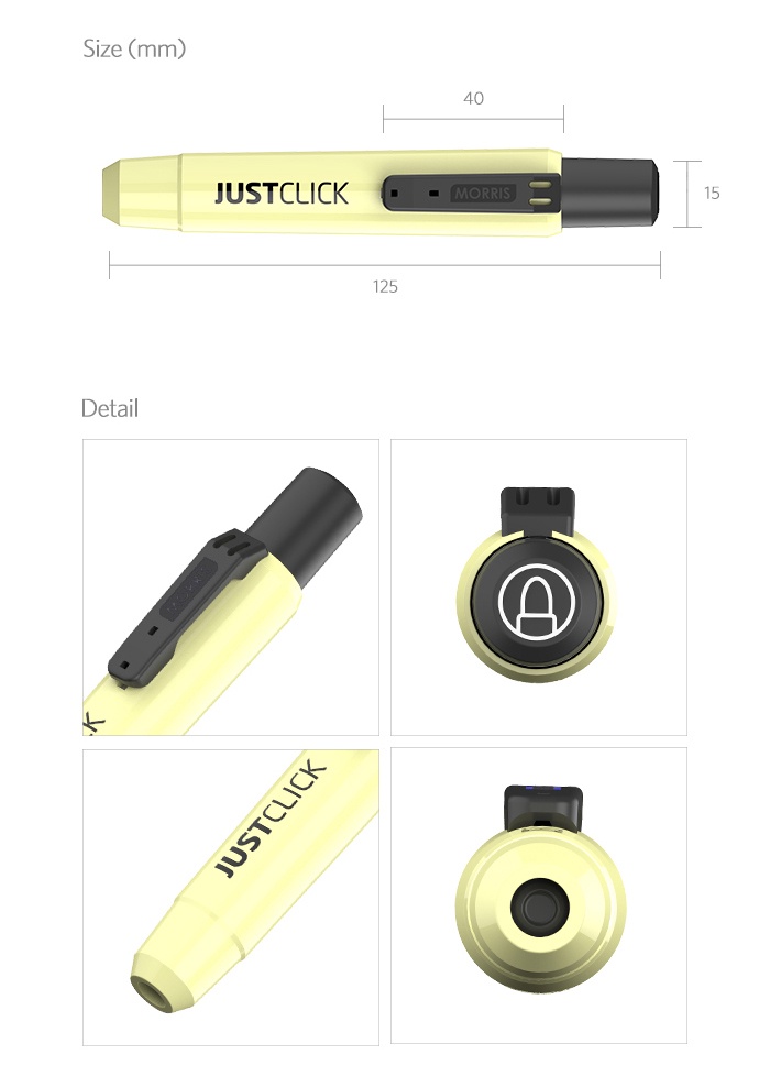 【MORRIS 官方旗艦店】 按壓式奇異筆M2(1.5mm_紅/黑/藍)｜Just Click系列 速乾 喀擦筆 韓國製 | 蝦皮購物