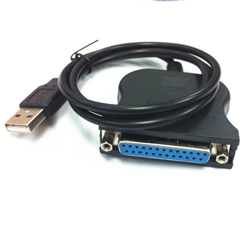 usb lpt 印表機線 usb to LPT 線長100cm 支援 winxp win10 | 蝦皮購物