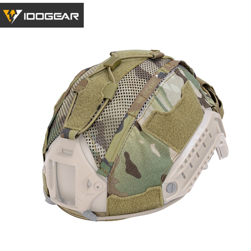 Idogear 戰術頭盔罩適用於海事頭盔 M/L 尺寸頭盔布軍用頭盔罩帶 NVG 電池袋 3812 | 蝦皮購物