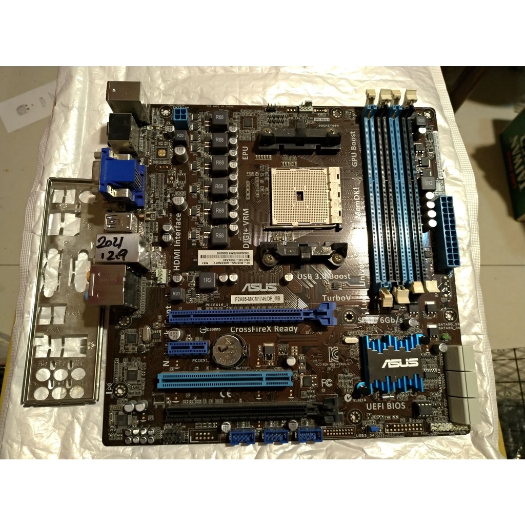 華碩 FM2 主機板 F2A85-M / CM1745/DP_MB 附擋板 | 蝦皮購物