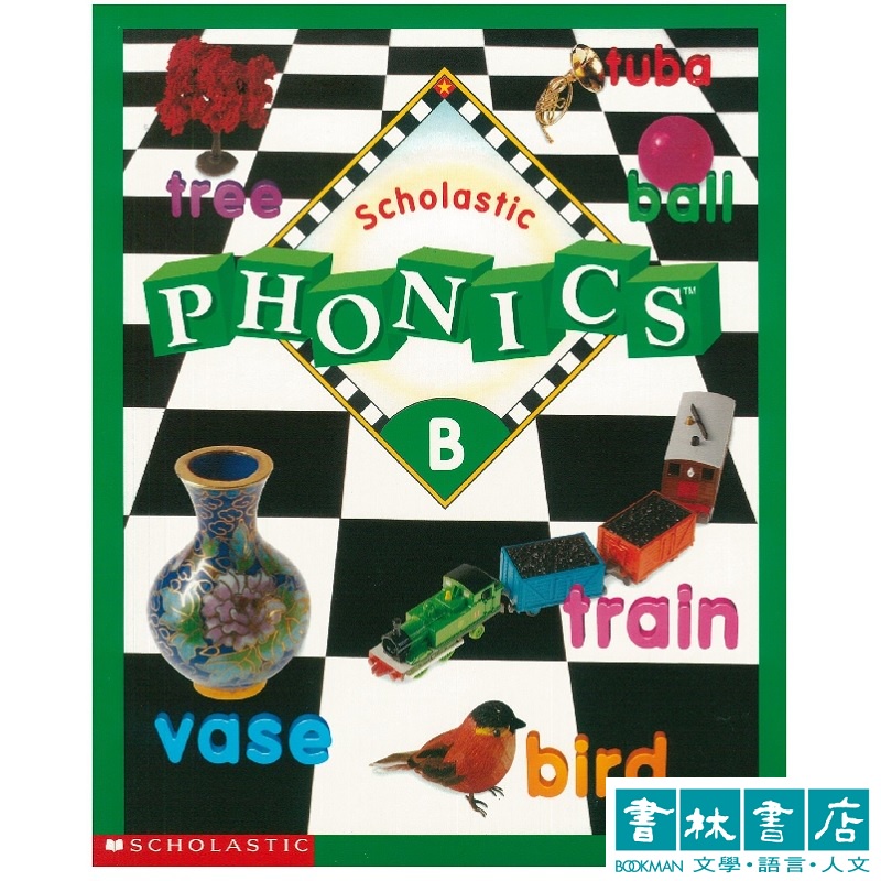 Scholastic Phonics: Level B Workbook & CD 暢銷全球兒童英文自然發音教材權威 | 蝦皮購物
