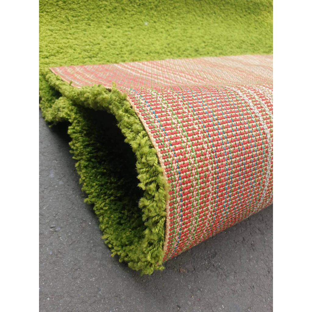 芮妮小姊姊 IKEA HAMPEN 長毛地毯 草地綠 9成5新 | 蝦皮購物