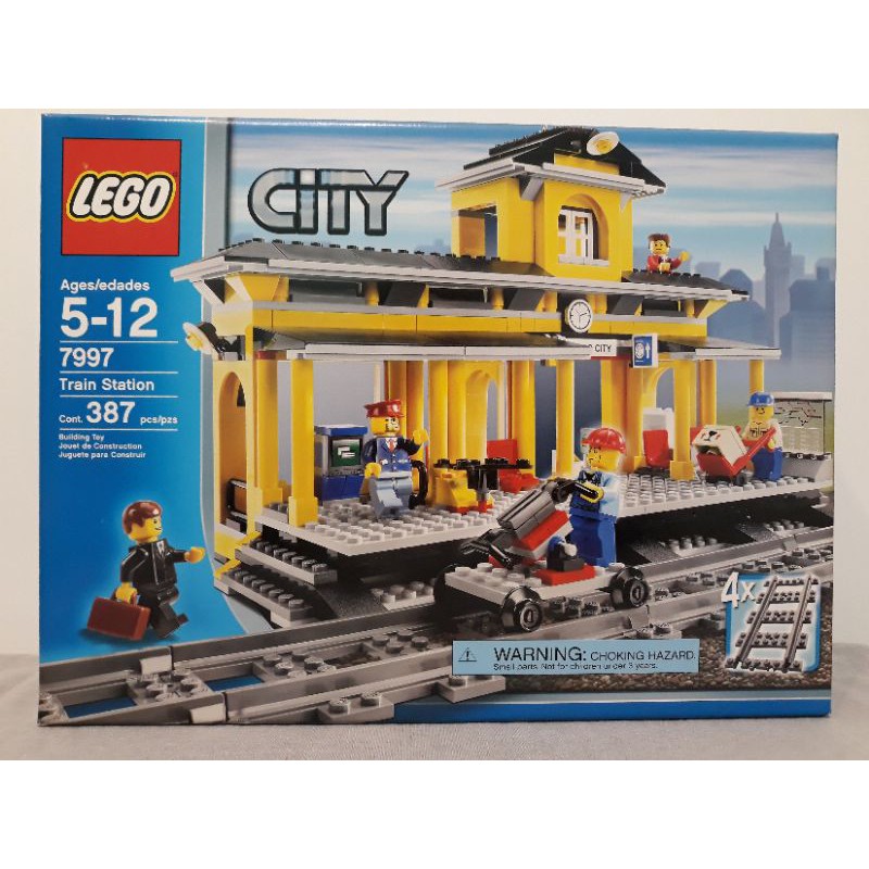 LEGO 7997 CITY 絕版老件 城市火車站 | 蝦皮購物