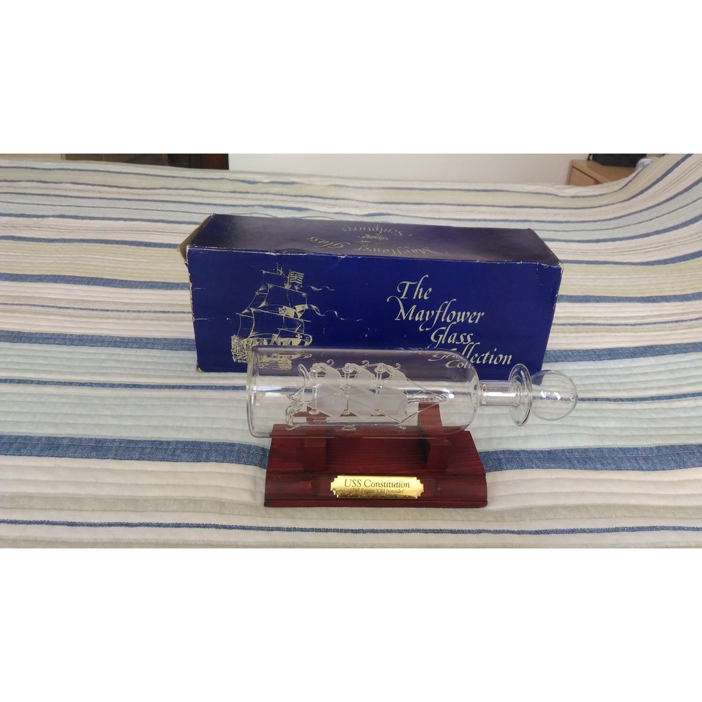 英國製MayFlower Glass Collection USS Constitution美國海軍 憲法號 護衛艦 | 蝦皮購物