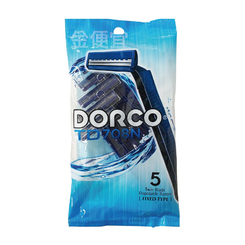 DORCO 多樂可 不鏽鋼刮鬍刀 輕便刀 5支/入 韓國 刮鬍刀 刀片 刮鬍刀 刀片 通用刮鬍刀 | 蝦皮購物