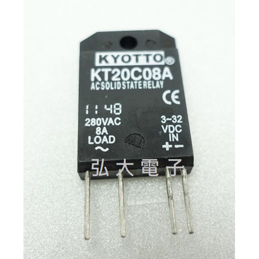 【弘宙】KYOTTO SSR KT20 固態繼電器 (DC - AC) 8A, 12A, 16A, 24-280V | 蝦皮購物
